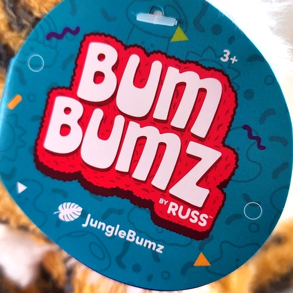 Kellytoy | Toys | Trent The Tiger 75 Jungle Bumz Kelly Toy Bum Bumz Beaded Plush Nwt | Poshmark